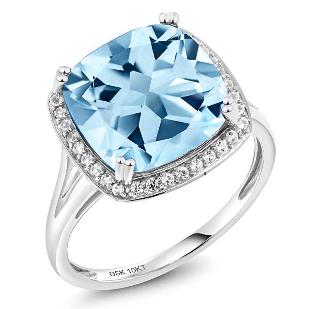 Blue Topaz Rings - Obsessed with November Birthstone Ring | JJ