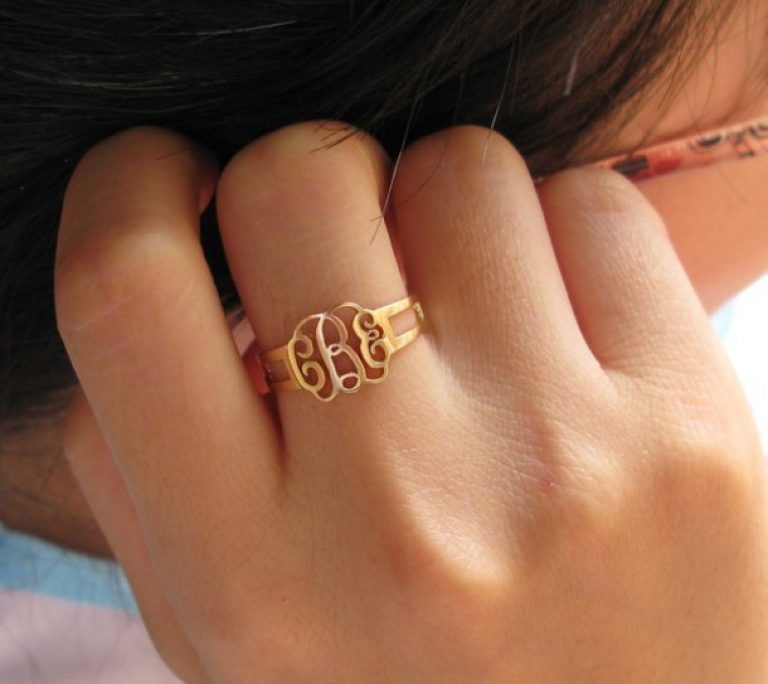 Monogram Ring - Personalized Jewelry Selection | JewelryJealousy