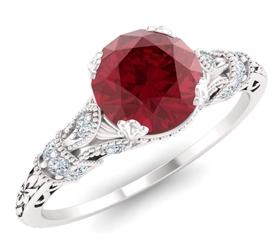Best Red Ruby Engagement Rings | JewleryJealousy