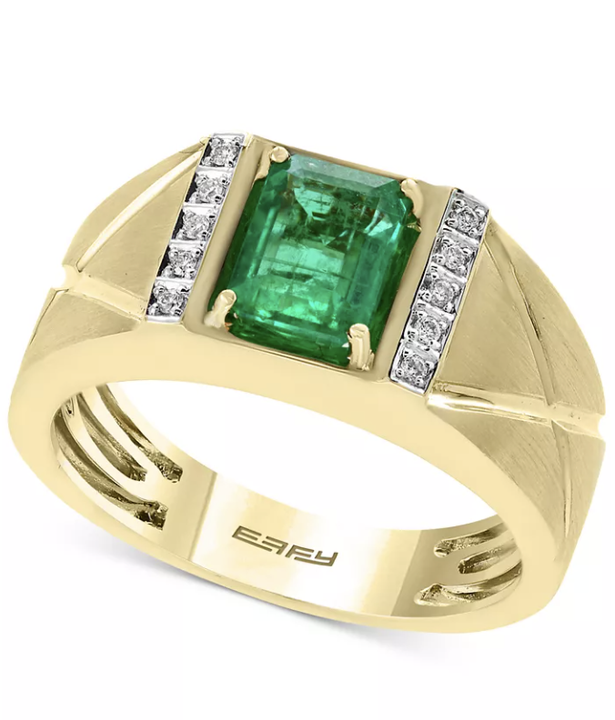 Browse Our Selection of Men's Emerald Rings! | JewelryJealousy